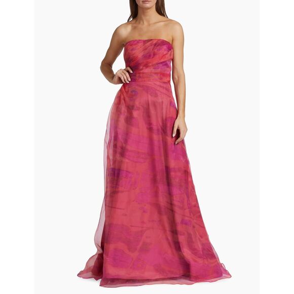 Rene Ruiz | Dresses | Rene Ruiz Collection Strapless Draped Chiffon ...